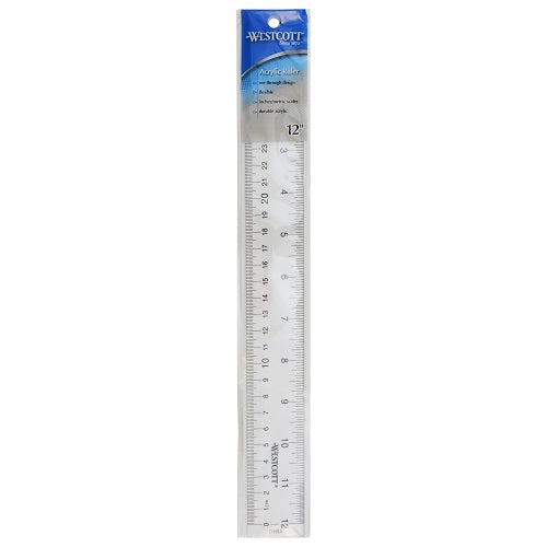Ruler 30 cm, Westcott ~ Шугам 30 см – Konfetti